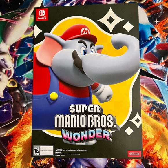 Nintendo | Other | Super Mario Bros Wonder Gamestop Exclusive Sticker ...